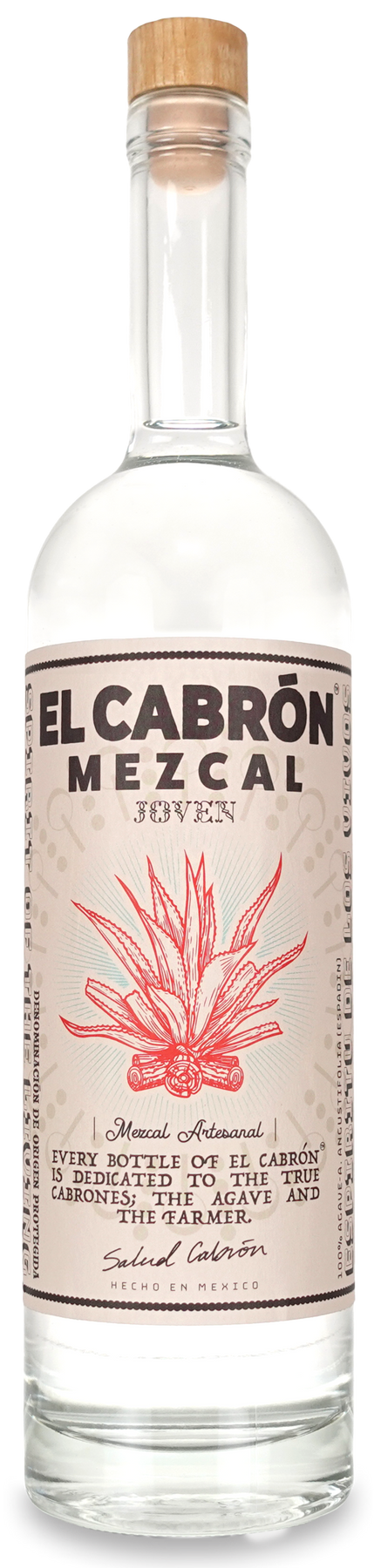 El Cabron Mezcal Joven 70cl + Free El Cabron Tequilana 10cl ...
