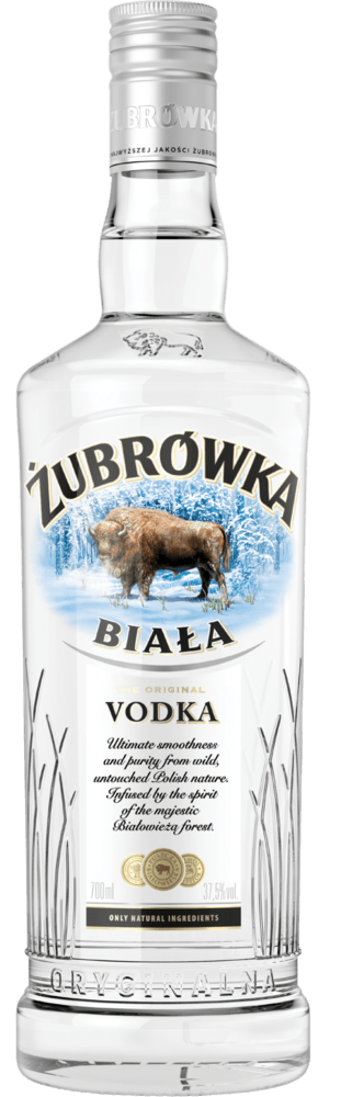 Zubrowka Biala Rye Vodka 70cl + Free Shot Glass – Distillers Direct