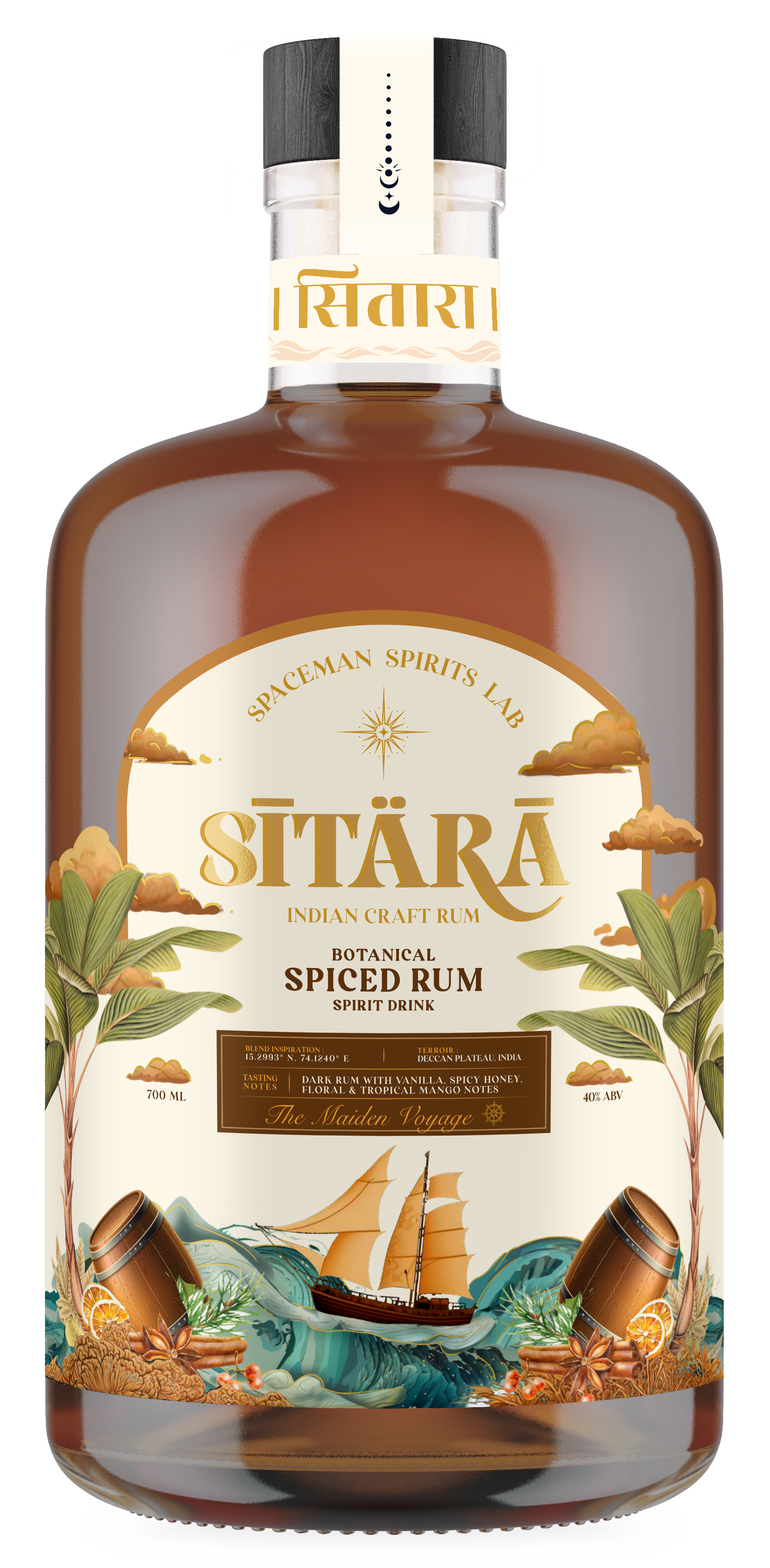 Sitara Spiced Rum 70cl + 2x Franklin & Sons Orchard Apple & Pear ...