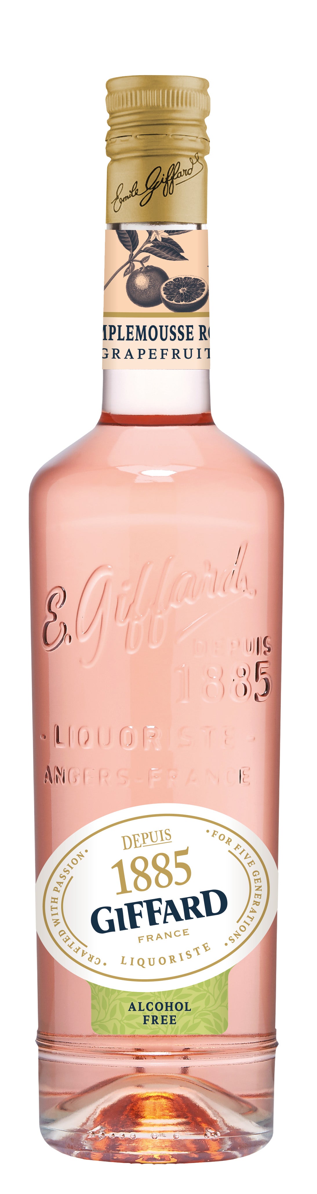 Giffard Alcohol Free Pink Grapefruit Liqueur 70cl – Distillers Direct