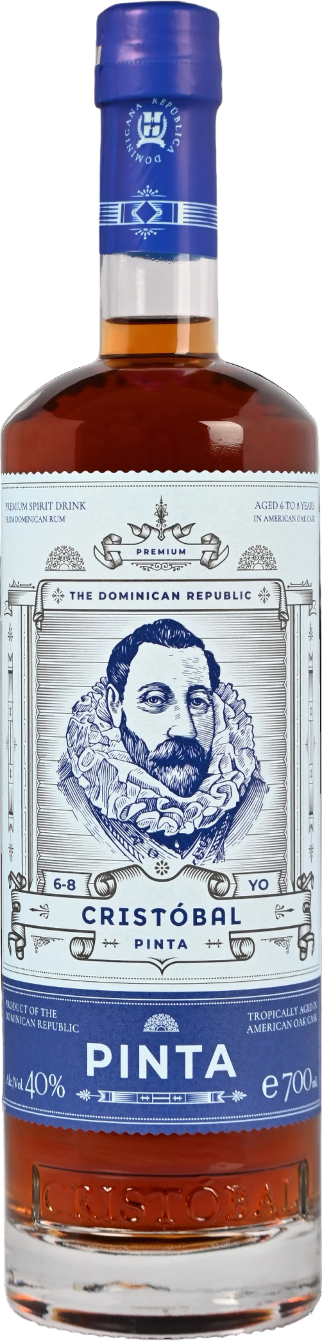 Cristóbal Pinta 6-8 Year Old Rum 70cl – Distillers Direct