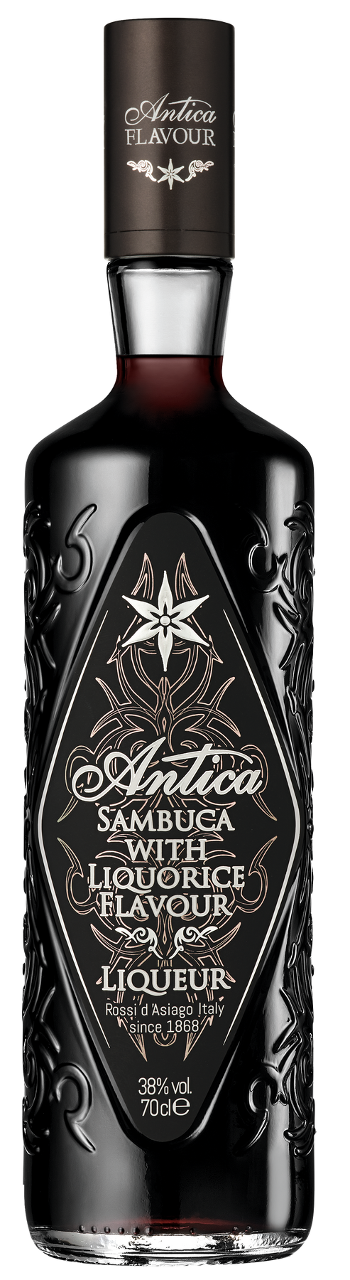 Antica Black Sambuca 70cl – Distillers Direct