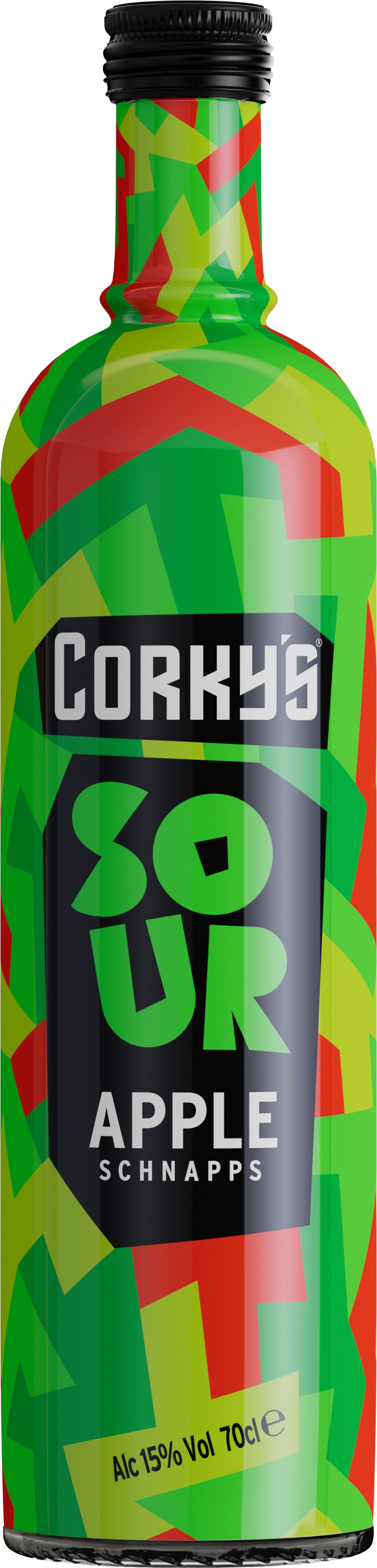 Corky's Sour Green Apple Schnapps 70cl – Distillers Direct