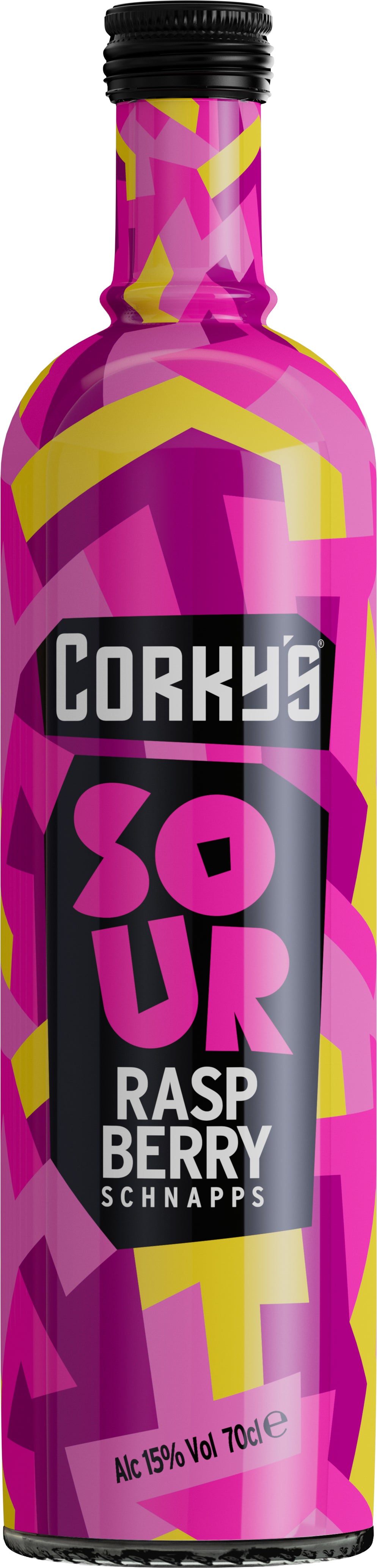 Corky's Sour Raspberry Schnapps 70cl – Distillers Direct