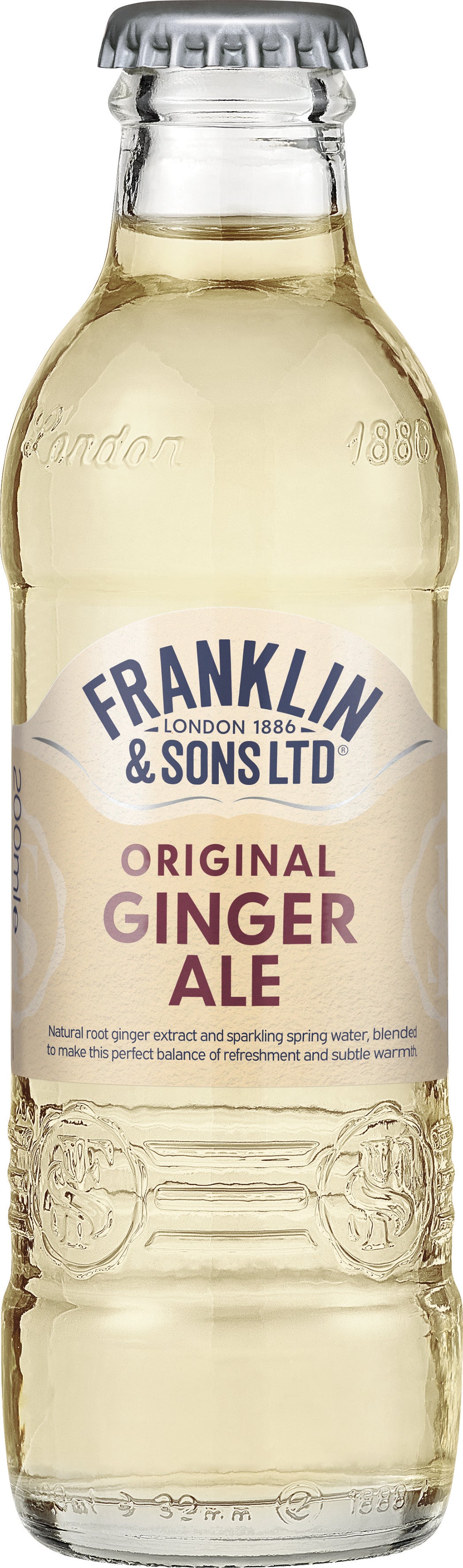 Franklin & Sons Ginger Ale 24x200ml – Distillers Direct