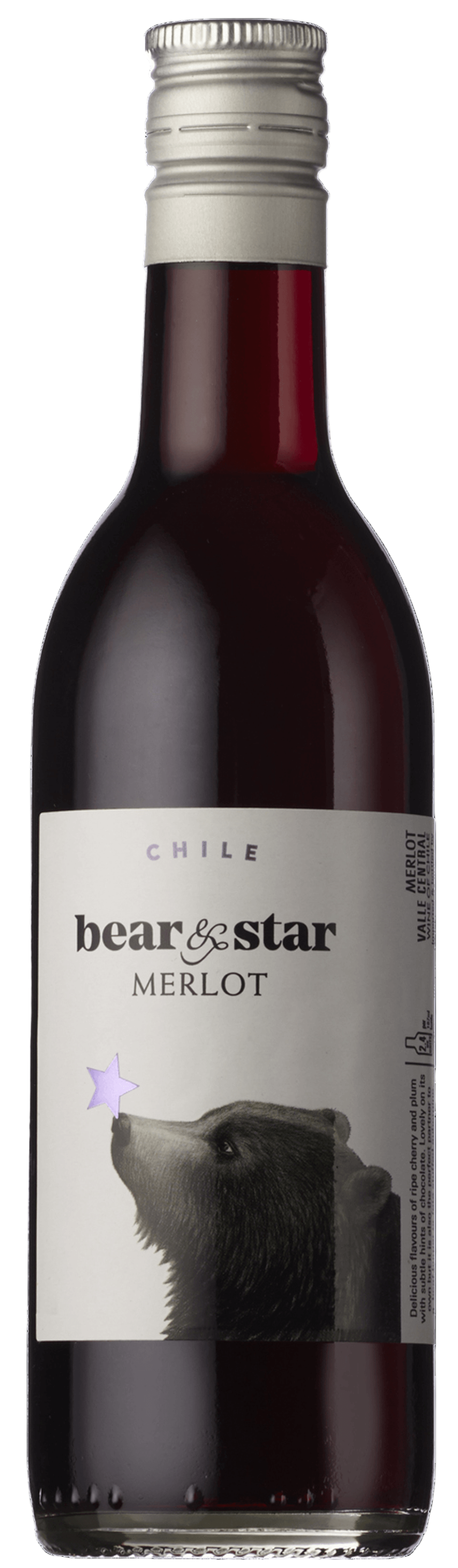 Bear & Star Merlot 24x187ml – Distillers Direct