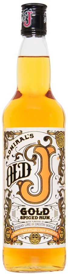 Admiral's Old J Gold Spiced Rum 70cl – Distillers Direct