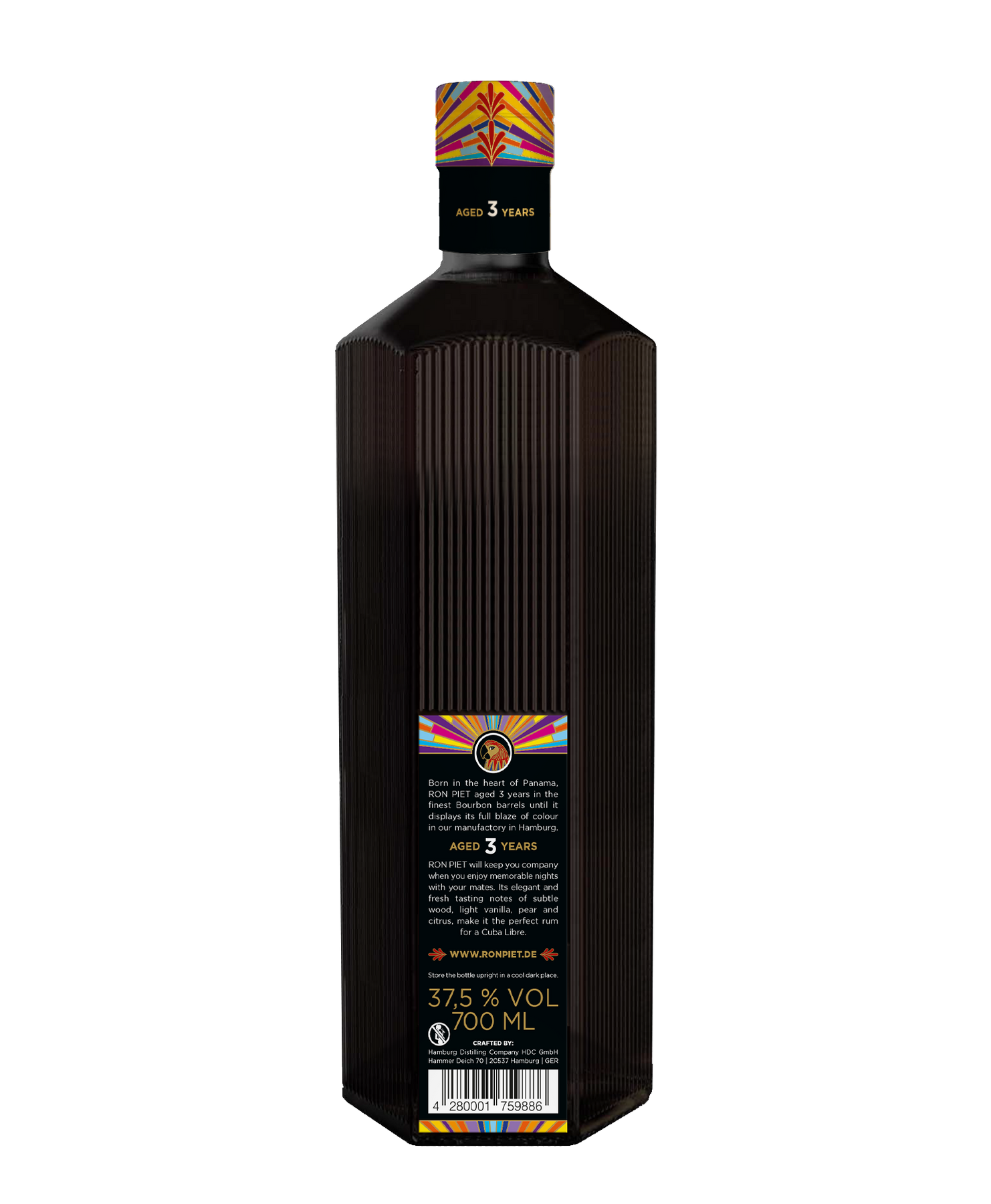 Ron Piet 3 Year Rum 70cl – Distillers Direct